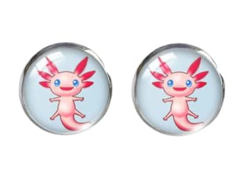 Pierced Republic Smiling Axolotl Stud Post Earrings New Pair Varies 0