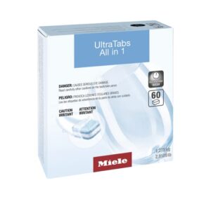 miele ultratab all in 1 dishwasher tablets - 60 count