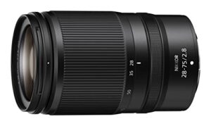 nikon nikkor z 28-75mm f/2.8 lens black