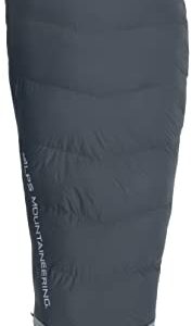 ALPS Mountaineering Zenith 0° Mummy Sleeping Bag, Regular - Charcoal/Red - NEW