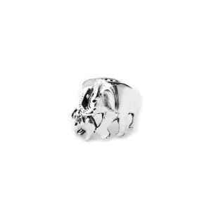 Sterling Silver 925 Elephant Ring Animal Lover Jewelry Women Walking Elephants Ring Mother Elephant Adorable Ring Gift (9)