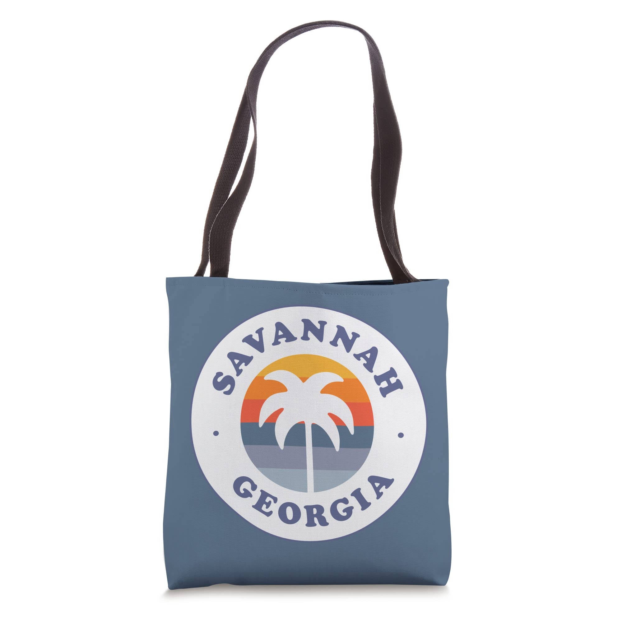 Savannah Georgia GA Palm Tree Beach Vacation Souvenirs Tote Bag