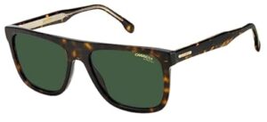 carrera men's modern standard sunglasses, 086/qt havana, l