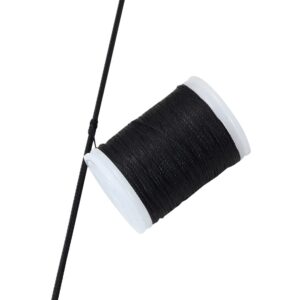 SOPOGER Archery Bow String Serving Thread 131 yard/120 m Durable Nylon Bowstring Serving Thread for Compound Recurve Bow Tying Peep Sight Nock Point (Black)