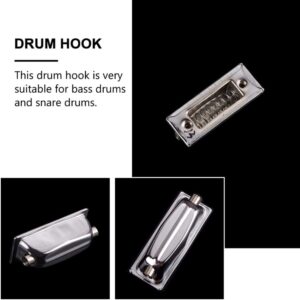 10 Pcs Drum Ear Metal Drum Hook Drum Hooks Snare Drum Lug Iron Lug Drum Connector Double-end Lug Metal Drum Lug Dual-end Lugs