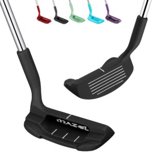 mazel chipper club pitching wedge for men & women,36/45 degree - save stroke from short game,right hand (black, 36 degree)