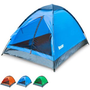 small 2 person camping dome tent waterproof tents for camping portable tent for backpacking hiking mountaineering - easy setup