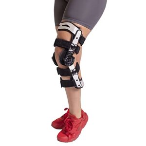 Brace Direct Hinged ACL Ligament ROM Knee Brace for Knee Pain- Immobilizer Support for ACL, PCL, LCL, MCL, Meniscus Tears, Tendon Repair, Arthritis, Post Surgical Recovery from