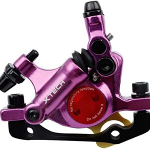 SONAU 1 Pair Front & Rear HB100 MTB Bike Hydraulic Disc Brake Calipers Road Bicycle Line Pulling Brake Clamp