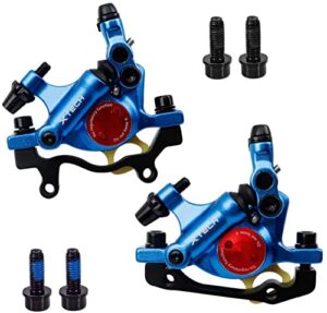 sonau 1 pair front & rear hb100 mtb bike hydraulic disc brake calipers road bicycle line pulling brake clamp