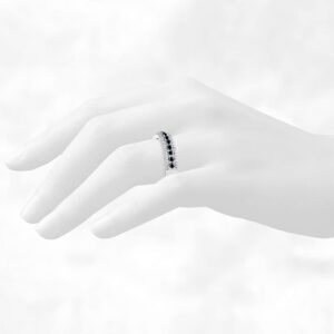 pink rings for women jewelry for kids bestie birthday gifts for women mom gifts from daughters Anniversary dress matching Ring Natural Black Onyx Ring 925 Sterling-Silver Ring Size: 8