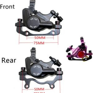 SONAU 1 Pair Front & Rear HB100 MTB Bike Hydraulic Disc Brake Calipers Road Bicycle Line Pulling Brake Clamp