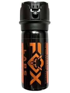 fox labs, one point four, pepper spray- flip top stream (2 oz) 24fts