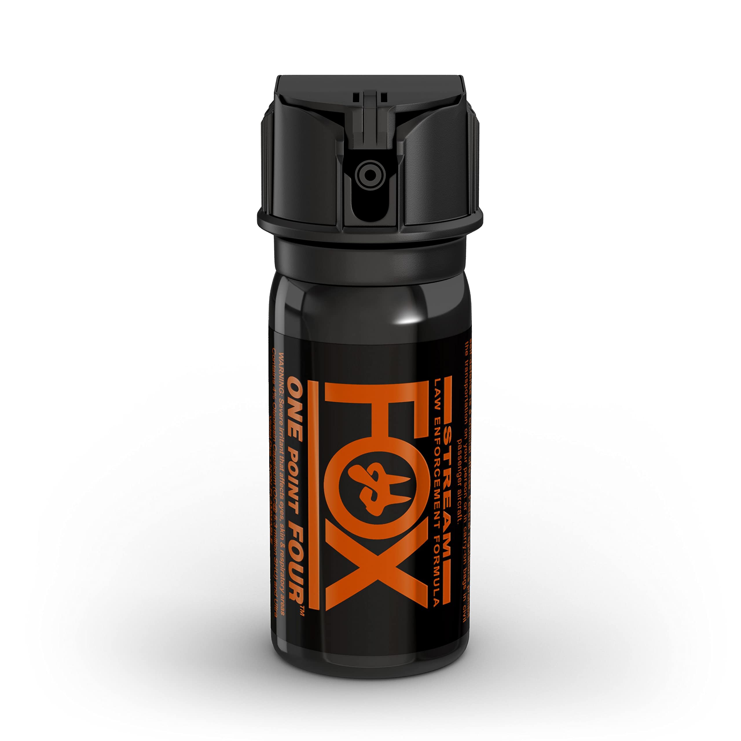 Fox Labs, One Point Four, Pepper Spray- Flip Top Stream (2 oz) 24FTS