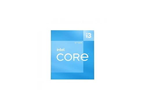 Intel Core i3 (12th Gen) i3-12100 Quad-core (4 Core) 3.30 GHz Processor - Retail Pack, Blue