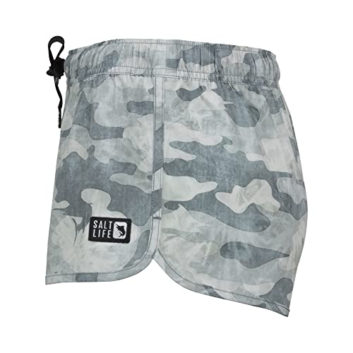 Salt Life Into The Abyss Short, Grey, Large