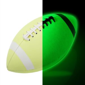 civaner glow in the dark football light up youth size footballs for kids teens and adults junior football small luminous sports balls gifts for boys school games outdoor activity