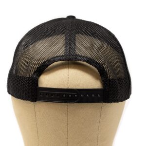 MASHBILL Trucker Hat - Whiskey Helps Embroidered Patch, Snap Closure, Adjustable Mesh Back, One Size Fits Most, for Bourbon & Whiskey Lovers, Men's Mesh Cap