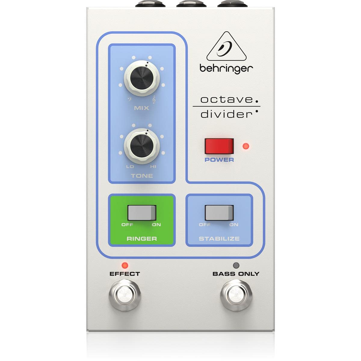 Behringer Guitar Octave Effect Pedal, Silver Divider