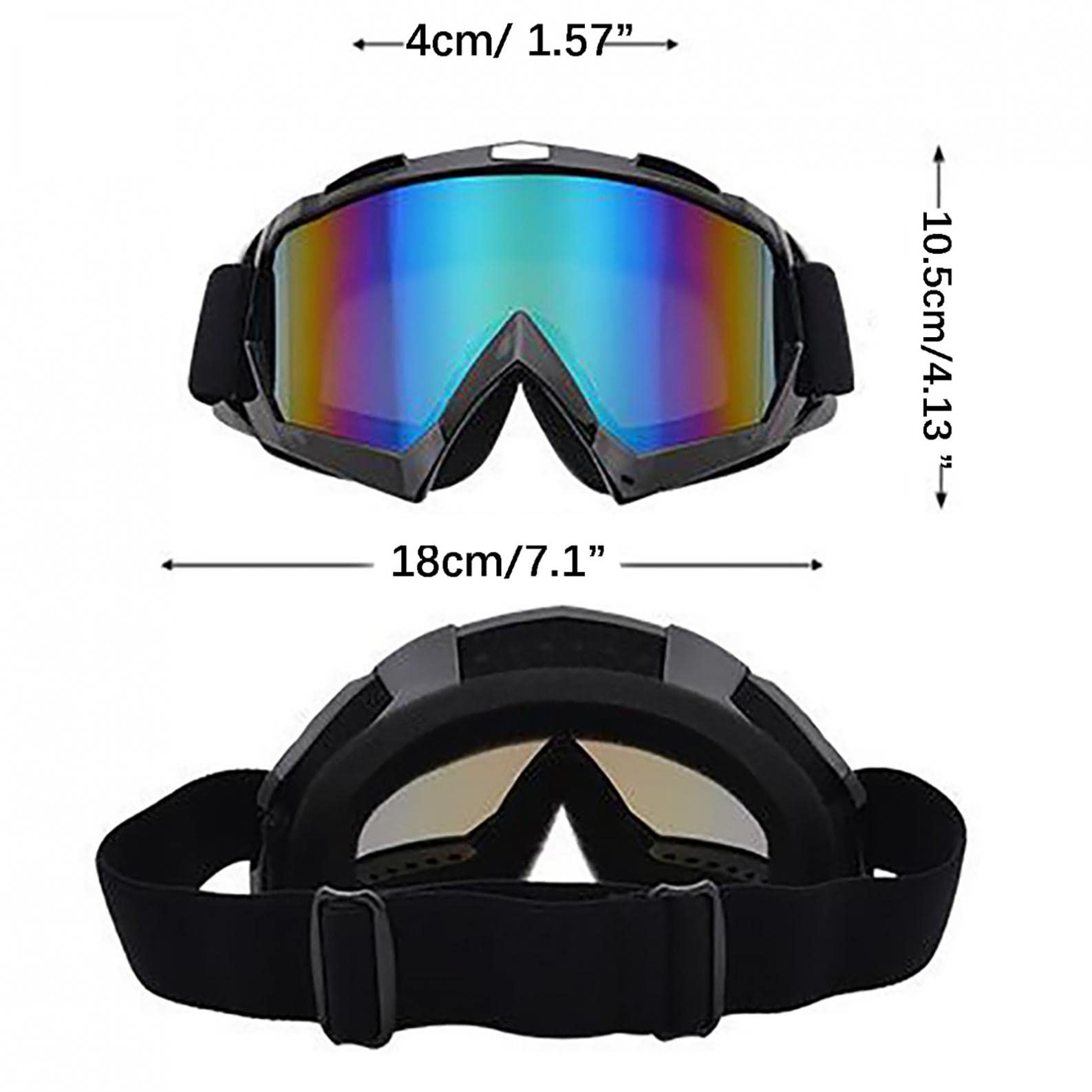 OSTF Ski Goggles for Snow Sports, Shockproof, Windproof, Safety Snowboard Protective Goggles for Men Women and Youth