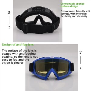 OSTF Ski Goggles for Snow Sports, Shockproof, Windproof, Safety Snowboard Protective Goggles for Men Women and Youth