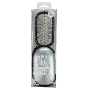 the knot doctor for conair premium pro detangling hairbrush for wet or dry hair in silver, 1 count