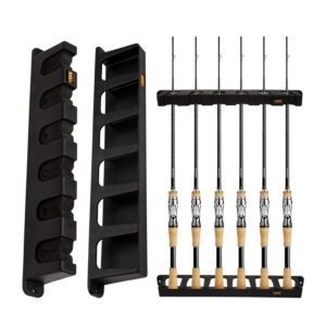 kaba fishing rod holder for garage wall mounted fishing pole rack vertical storage 6 rods fishing rod rack