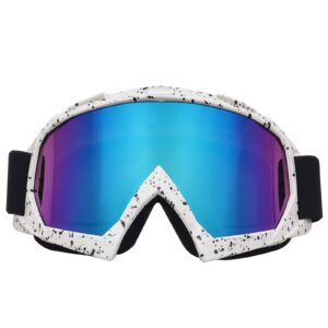 ostf ski goggles for snow sports, shockproof, windproof, safety snowboard protective goggles for men women and youth