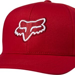 Fox Racing Men's Standard Legacy Flexfit HAT, Chili, S/M