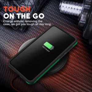 NTG [1st Generation Designed for Samsung S21 Case (Not for S21 Plus&S21 Ultra), Heavy-Duty Tough Rugged Lightweight Slim Shockproof Protective Case for Samsung Galaxy S21 6.2 Inch, Forest Green