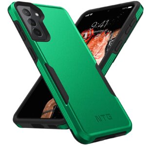 ntg [1st generation designed for samsung s21 case (not for s21 plus&s21 ultra), heavy-duty tough rugged lightweight slim shockproof protective case for samsung galaxy s21 6.2 inch, forest green