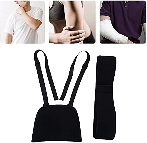 QIANMEI Fixed Elbow Brace Shoulder Injury by for Women and Men,Rotator Cuff Torn, Wrist and Elbow Surgery with Adjustable Padded Arm Support Straps