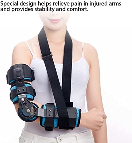 QIANMEI Fixed Elbow Brace Arm Fixation Joint Brace Suitable for Elbow Injury,Orthopedic Brace, Apply to Dislocation, Sprains, Strains Tears Quick Recovery (Size : Left)