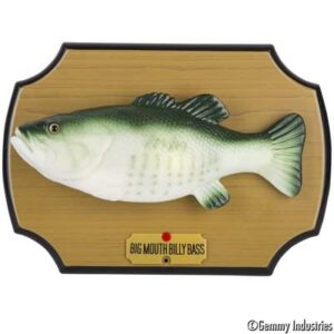 Big Mouth Billy Bass The Singing Sensation - Plays and Sings Huntin', Fishin' and Lovin' Every Day and Take Me to The River