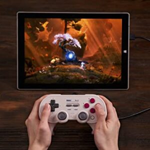 8BitDo Pro 2 Wired Controller for Switch, Windows, Steam Deck & Raspberry Pi (G Glassic Edition)