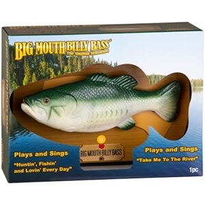 big mouth billy bass the singing sensation - plays and sings huntin', fishin' and lovin' every day and take me to the river