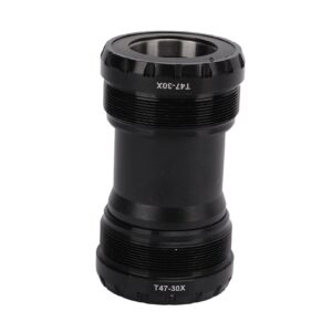 spyminnpoo t47 bottom bracket, 68/73mm bb cups, threading lightweight high stength aluminum alloy bottom bracket for mountain