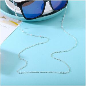 EJOQSON Glasses Strap Beaded Eyeglass Chains Eye Glass Holders Necklaces String Women Eyewear Retainer Chain Elegant Lanyard