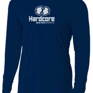 Hardcore Men's Long Sleeve Loose Fit Rash Guard Surf Shirt Water Sports Swimwear