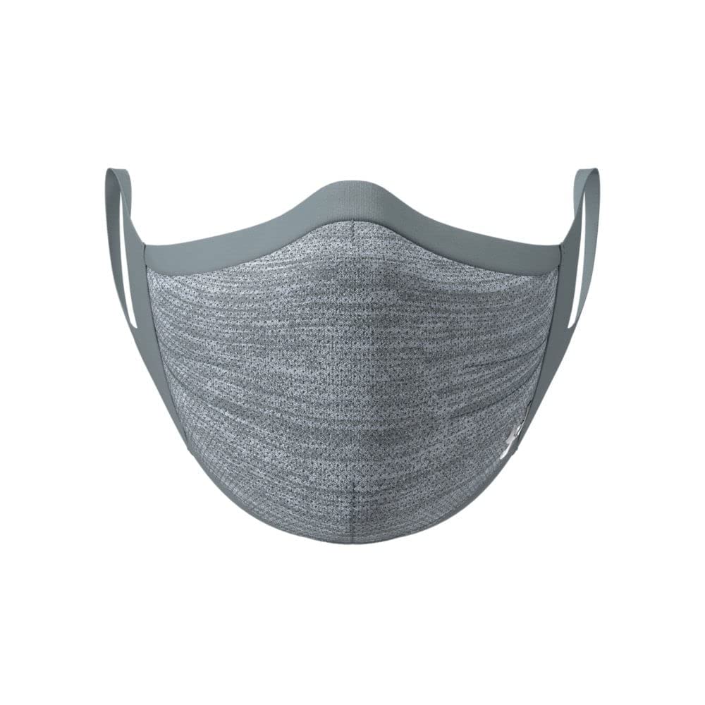 Under Armour Adult Unisex UA Sports Mask + ISO-Chill Face Mask Pitch Gray (S/M)