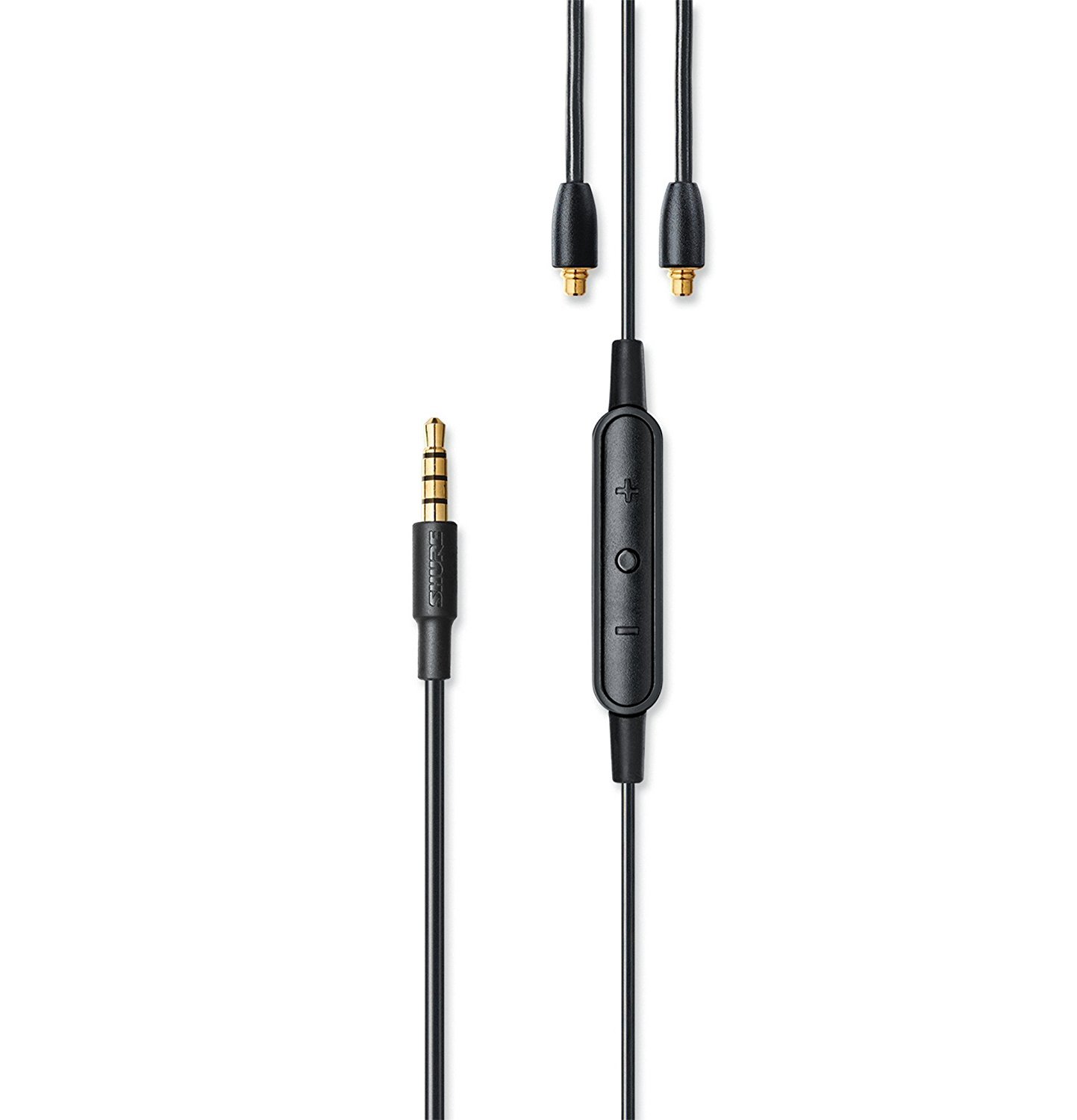 Shure SE215 PRO Wired Earbuds, Black (SE215-K) & RMCE-UNI Universal Communication Cable for Detachable SE Sound Isolating Earphones