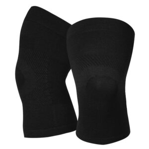 knee compression sleeves, 1 pair, can be worn under pants, 20-30mmhg strong support knee brace for unisex, knee support for meniscus tear, arthritis, pain relief, injury recovery, daily wear,black 3xl