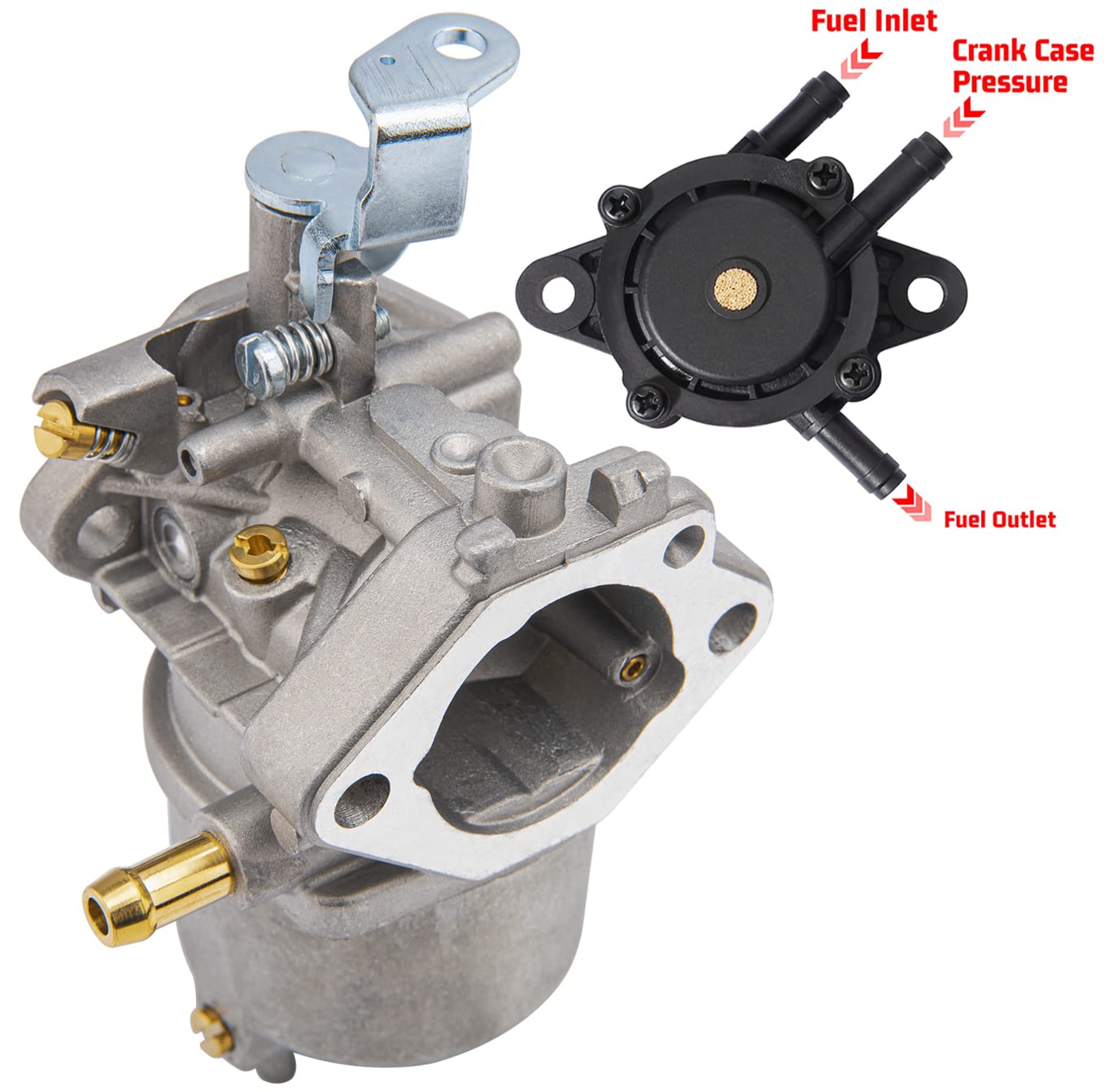 FE290 Carburetor Kit Compatible for 1998-UP Gas Golf Cart Club Car DS & Precedent Turf Carryall kawasaki FE290 Engines Carb 101905601 1016478 1016438 1016440 1016439 1016430 1016441