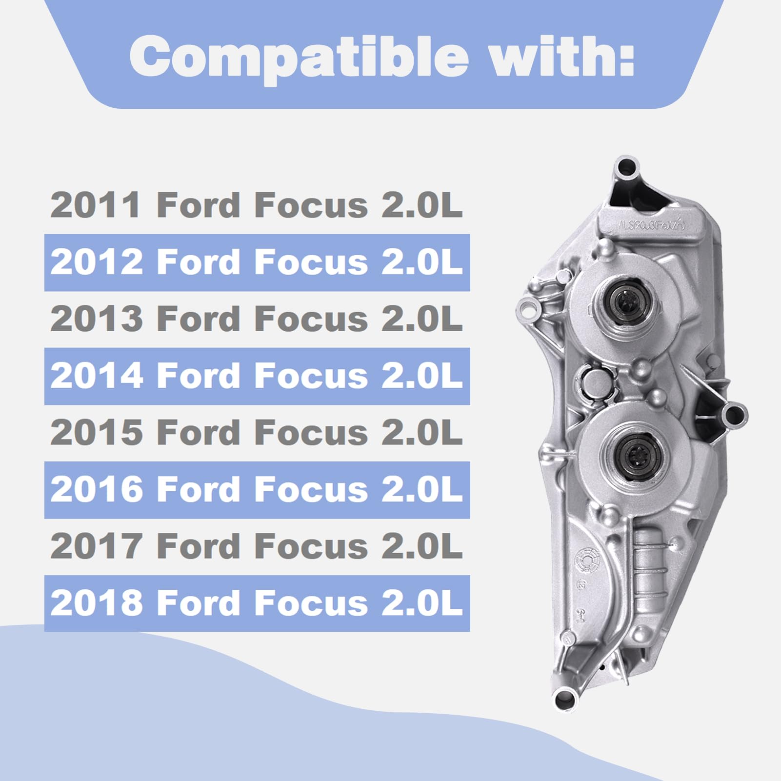 CULMKARI TCM TCU Pogrammed Transmission Control Module Unit Compatible with 2011-2018 Ford Focus Replace Number A2C53377498 AE8Z-7Z369-F (Focus 2.0L)