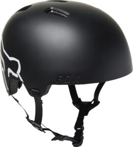 fox racing youth flight bicycle helmet, black