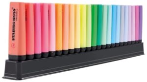 highlighter - stabilo boss original arty - deskset of 23 - assorted colors