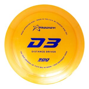 prodigy disc 500 d3 driver | stable distance driver disc golf disc | comfortable grip | great for far, straight shots | 170-174g (colors may vary)