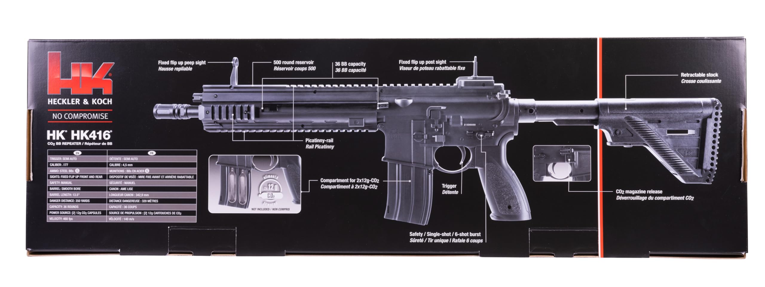 Umarex HK Heckler & Koch HK416 .177 Caliber BB Gun Air Rifle