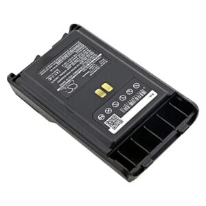 lionx battery for vertex vx-351 vx-354 vx-359 fnb-v130li fnb-v130li-uni 2200mah / 16.28wh