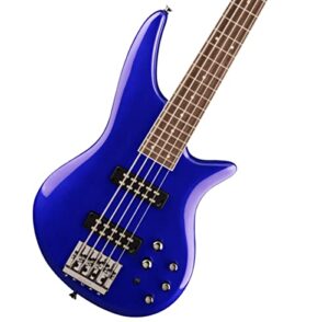 jackson js series 5-string spectra bass js3v, indigo blue, laurel fingerboard